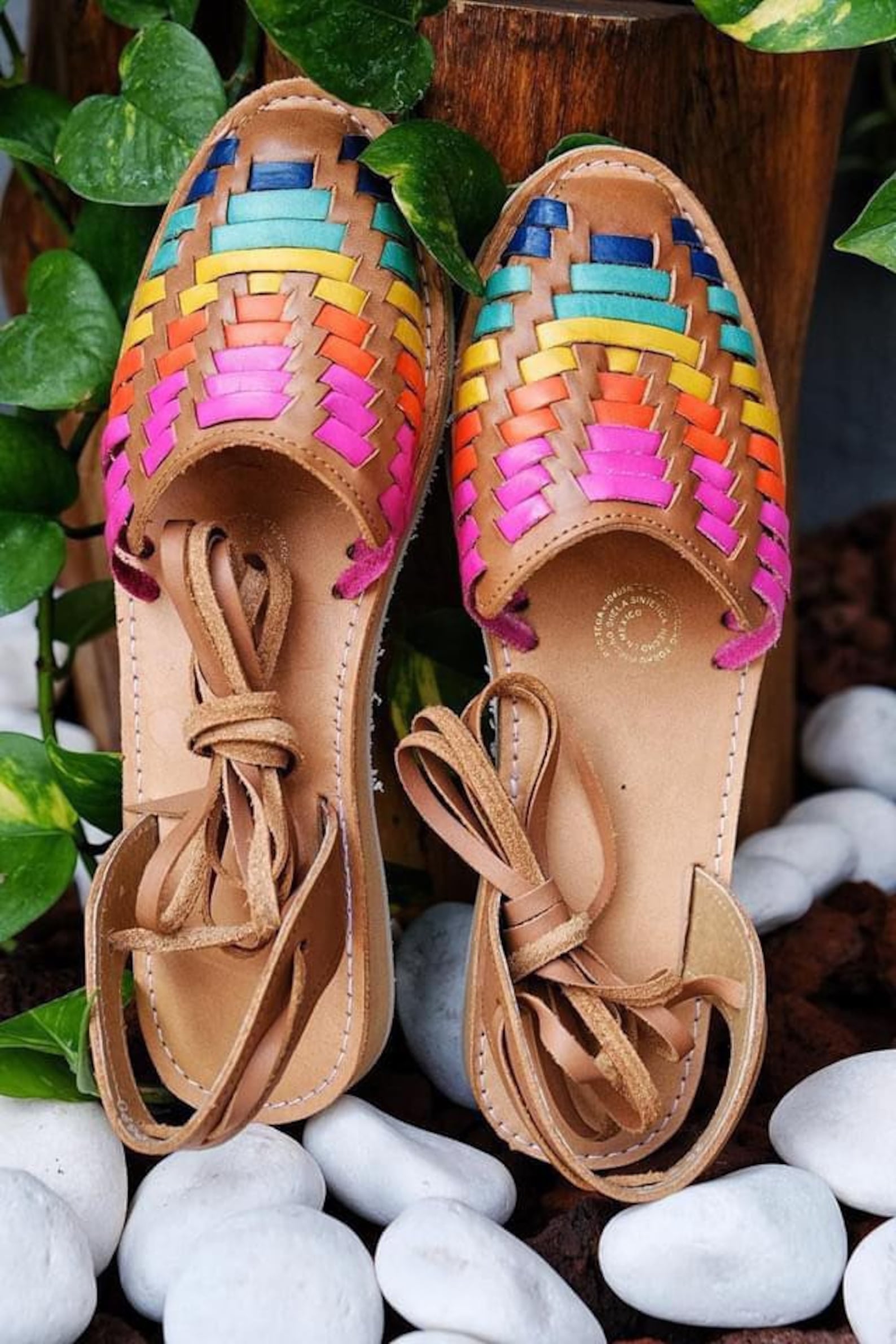 Huarache All Sizes Boho- Hippie Vintage Mexican Style- Sandal Huarache ...