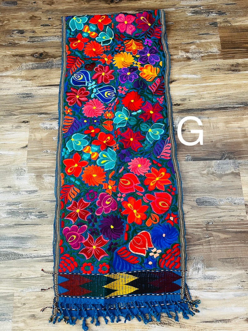 Mexican Floral Table Runner Table/ Bed Runner House Decor - Etsy