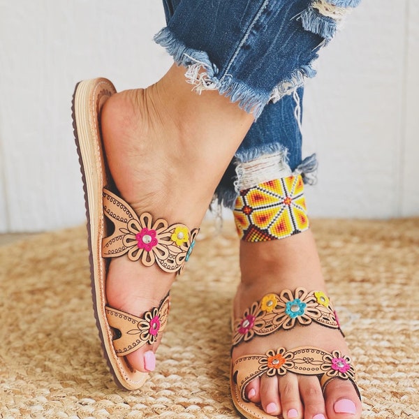 Gypsy Sandals - Etsy