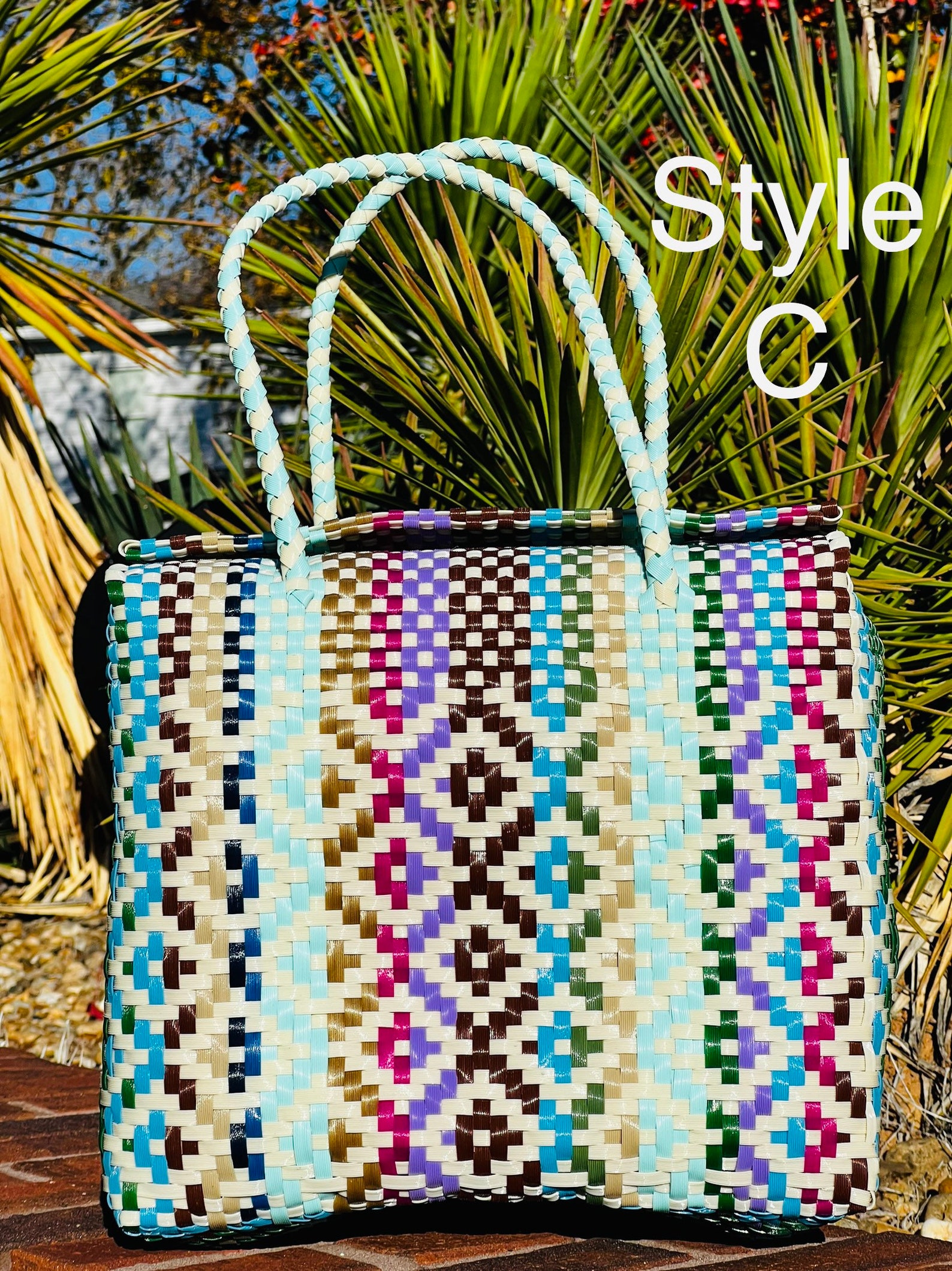 Oaxaca Mexican Tote Handwoven Market Bags Mexican Basket - Etsy