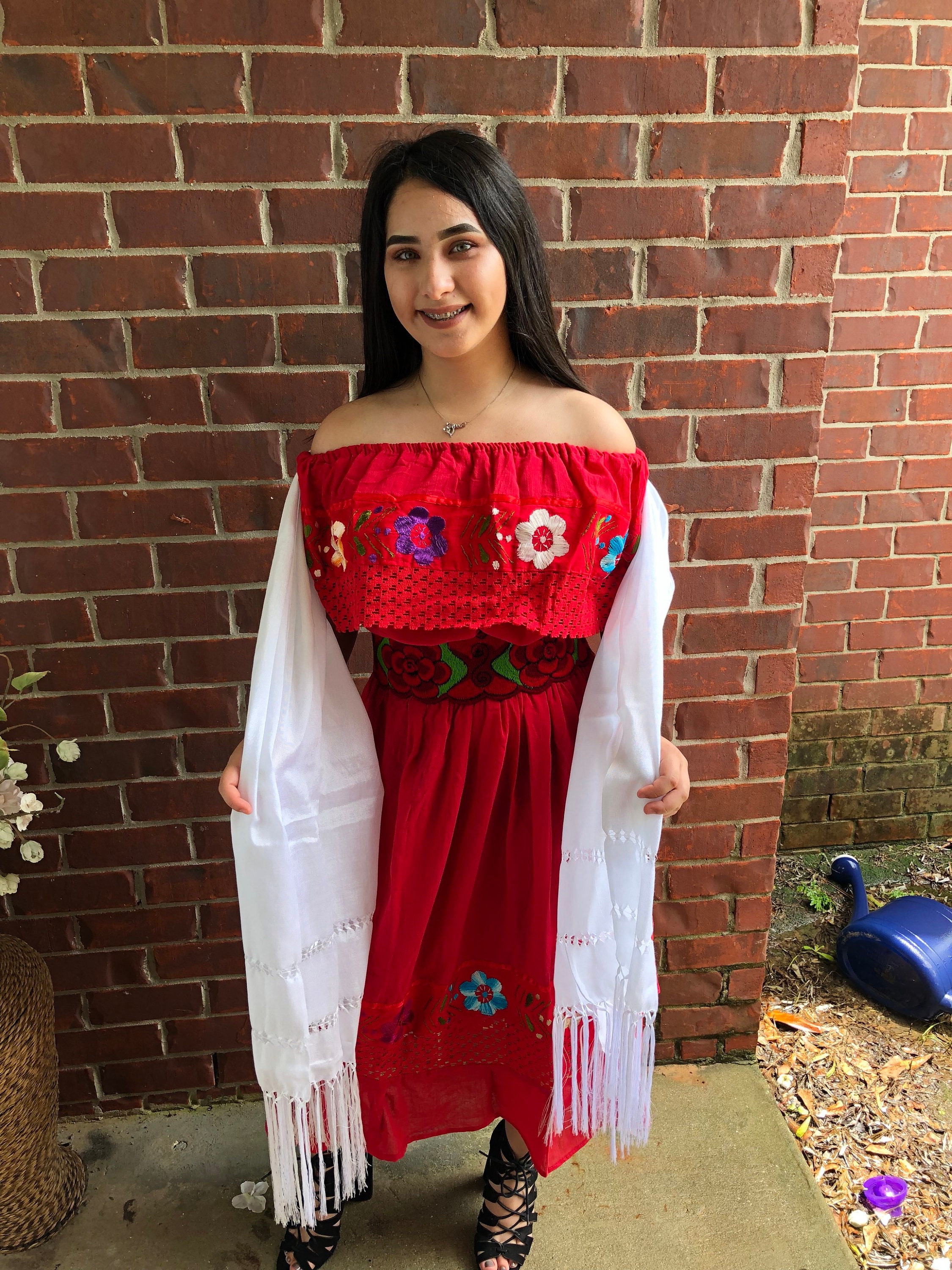 Mexican Fiesta Dress Fiesta Dress Belt Included One Size - Etsy