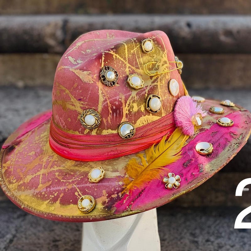 Hand Painted Hats - Etsy