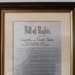Congress of the United States Framed Bill of Rights/framed Wall Hanger ...