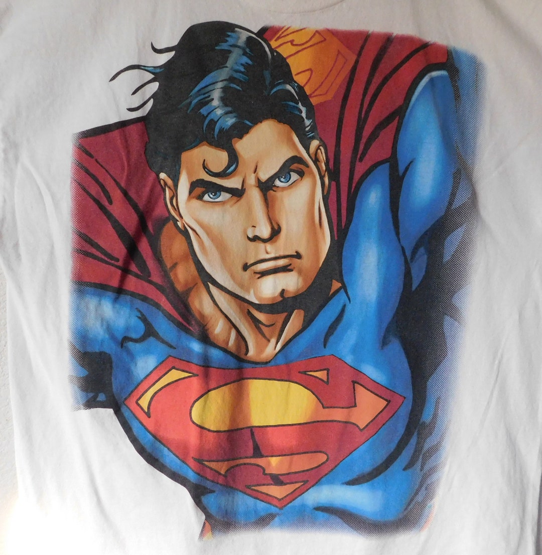 Original Superman Collectible 2XL Cotton DC Comics T Shirt/graphic of ...