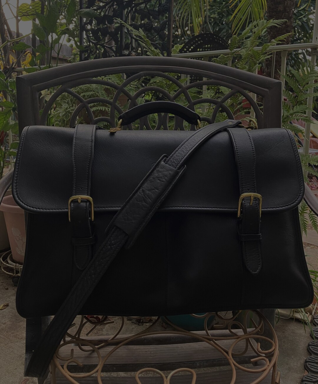 Vintage Jack Georges Leather Briefcase/vintage Jack Georges - Etsy