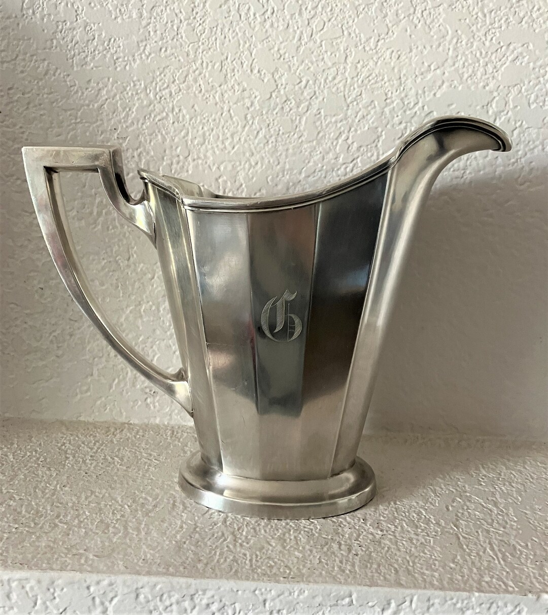 WM. A. Rogers Silver Plated Pitcher Collectible/ WM A Rogers Sheffield ...