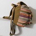 Icing Brocade Backpack/cotton Indian Theme Stripes Backpack/pink Brown ...