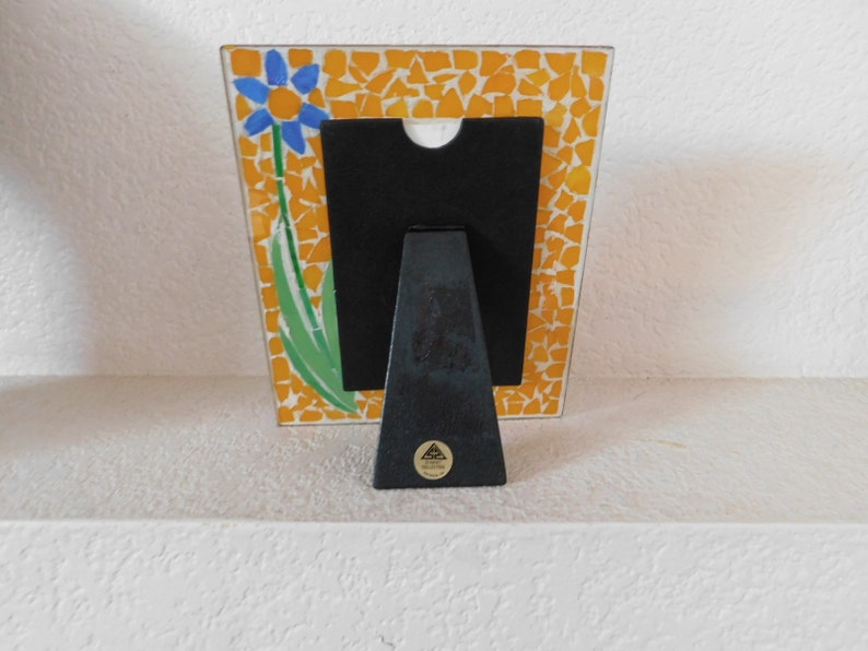 Vintage Summit Collection Mosaic Photo Frame/yellow Orange - Etsy