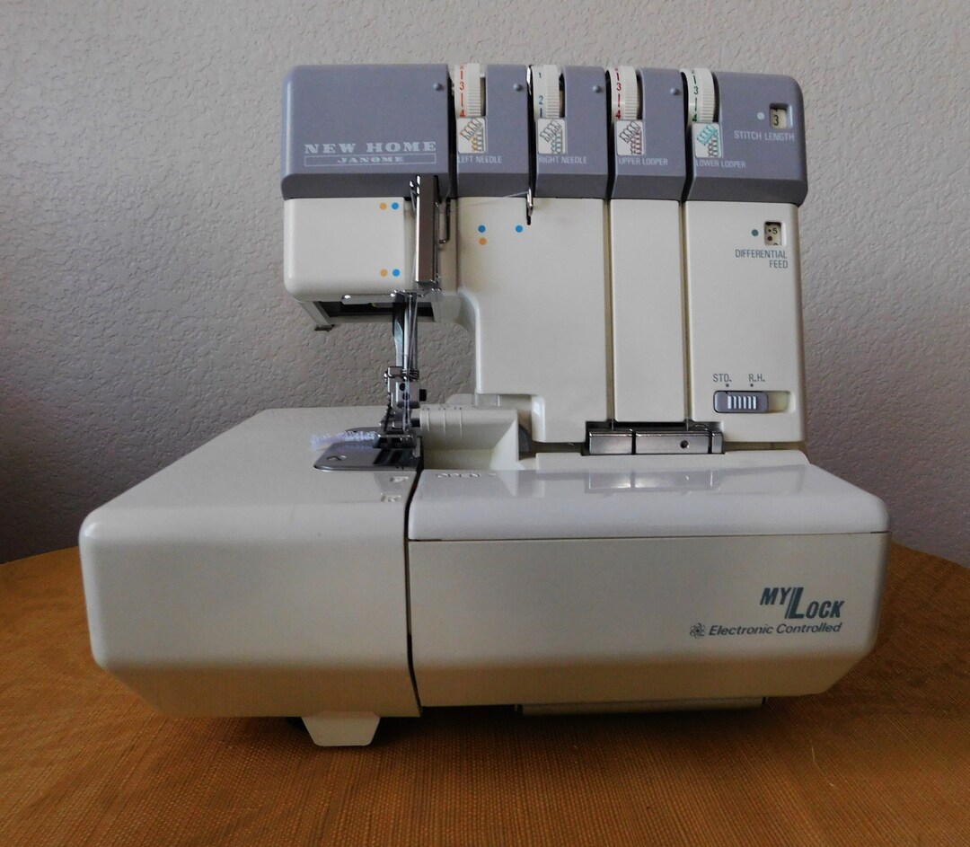 New Home Janome Model 634D My Lock Electronic Controlled Overlock ...