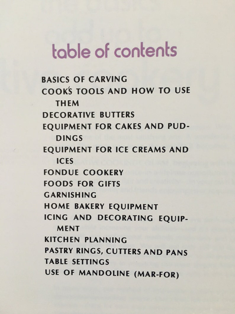 1982 the Creative Cooking Course Cookbook/1200 Recipes 2500 Photos ...