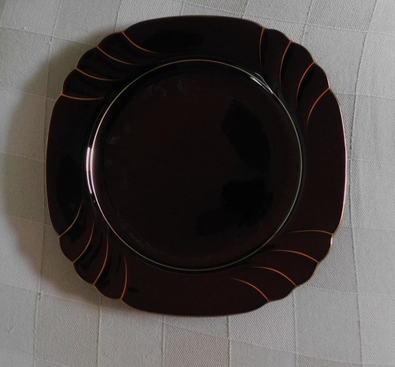 40 Pcs Gallery Collections by Ranmaru Dinner Set/ Beautiful Wave Golden ...