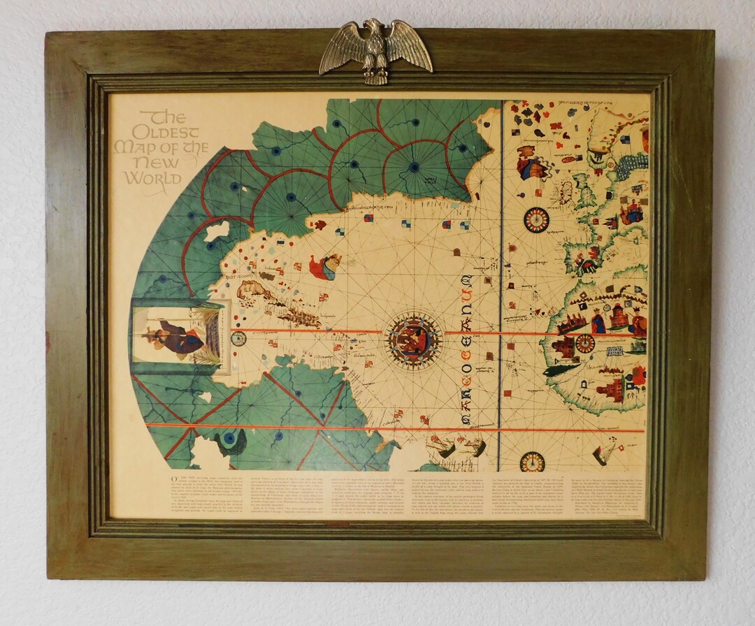 The Oldest Map of the New World/the Oldest Map Lithographed in Holland ...