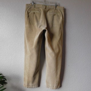 Generra Men's Corduroy Pants/cotton Cream Beige Pleated Corduroy Pants ...