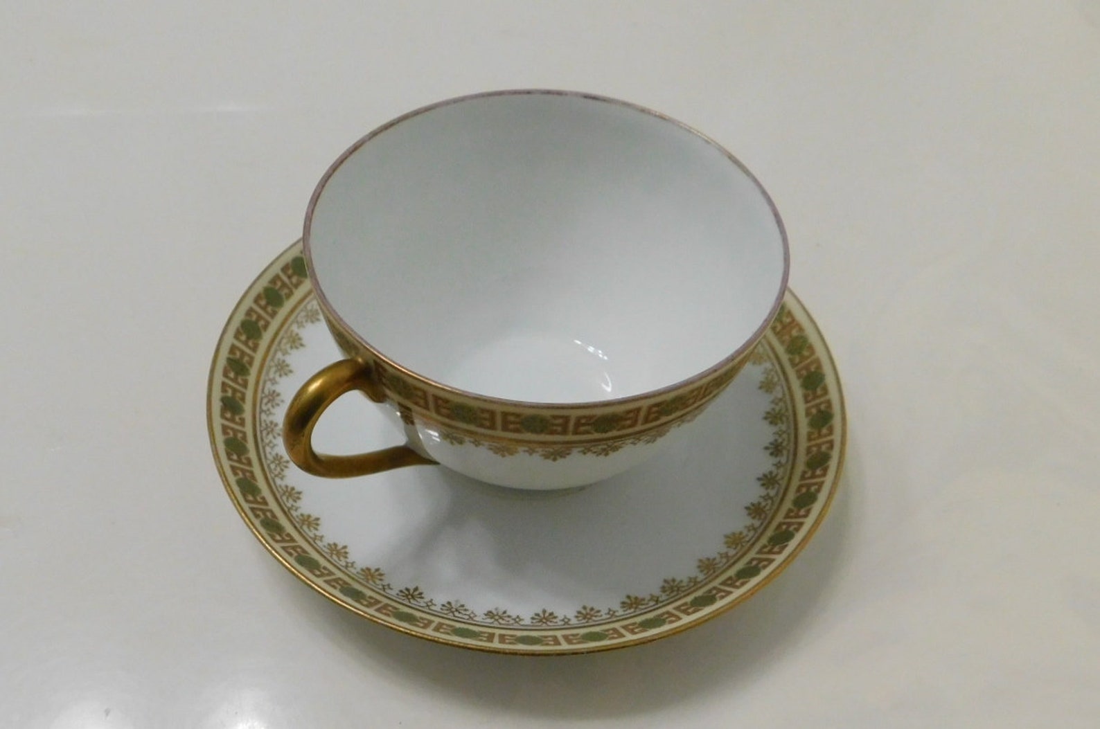 58 Pc Limoges China French Depose 10 Dinner Set/ Limoges Gilded China ...