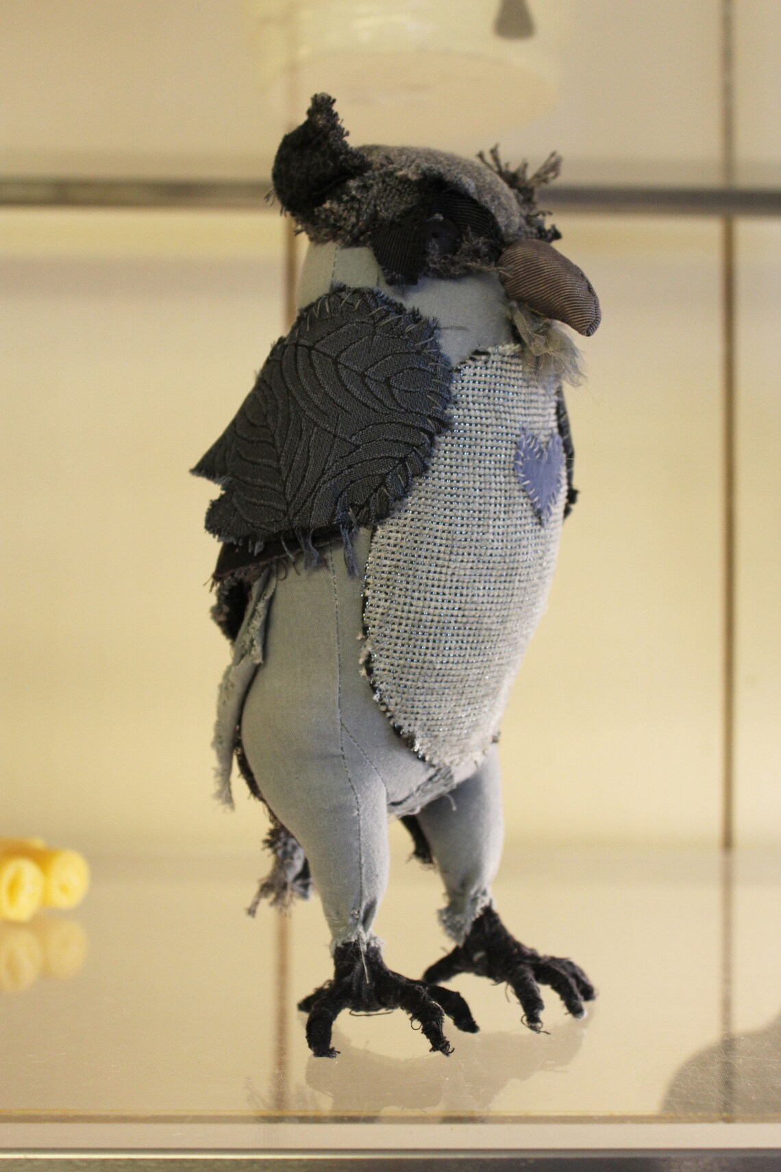 Gray Owl Soft Sculpture "chauncey" - Etsy