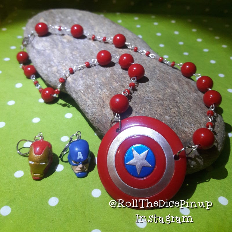 Superhero Necklace - Etsy