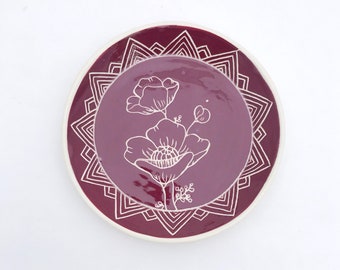 Poppy plate | Etsy