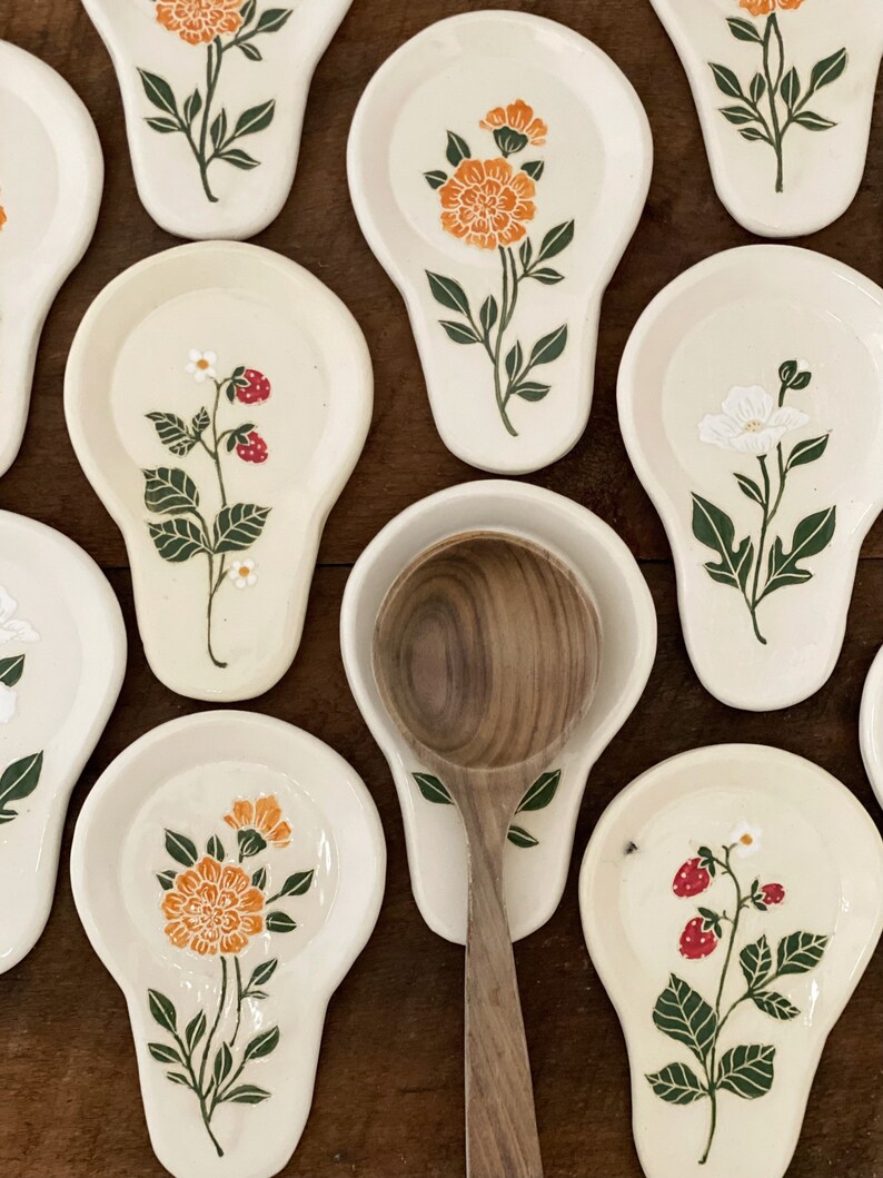 Matilija Poppy Spoon Rest - Etsy