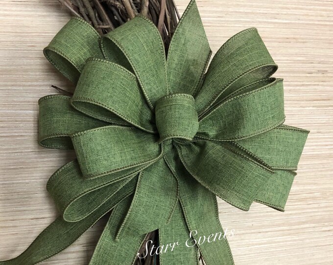 Rustic St Patricks Day Bow Wreath Bows. Rustic St Patricks Day ...