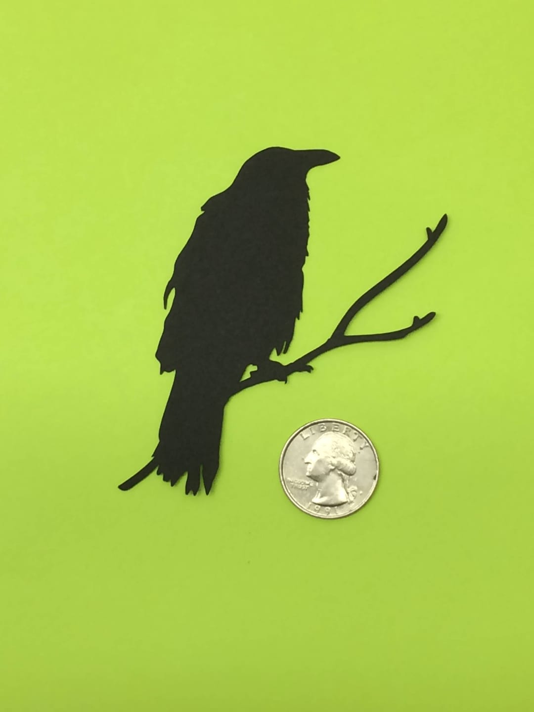 Set of 10 Black Crow Die Cuts. Black Crow Gift Tags. Cardstock Die Cuts ...