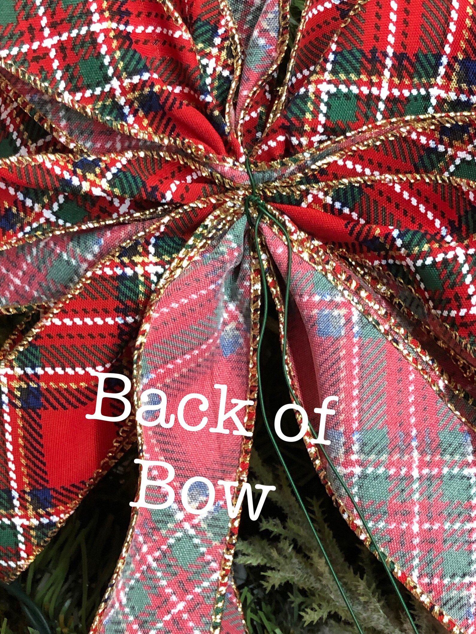 Christmas Decorations. Plaid Bows. Christmas Decor. Christmas - Etsy