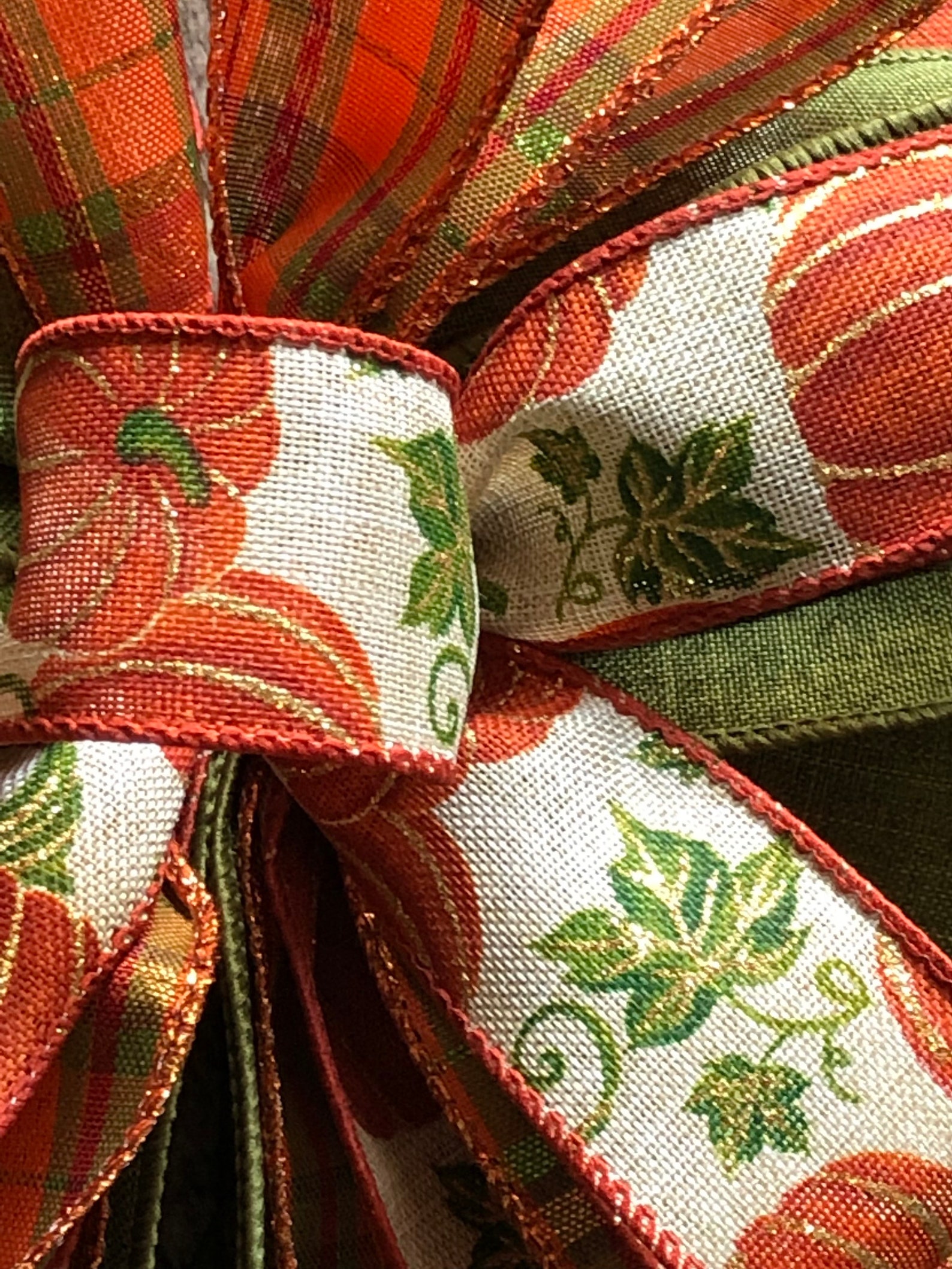 Fall Wreath Bow Bows for Wreaths Fall Bows With Pumpkins Fall - Etsy