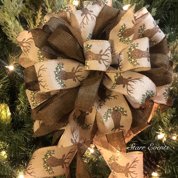 Rustic Tree Topper - Etsy