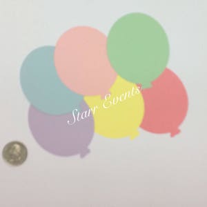 Balloon Die Cuts. Set of 12 Balloon Cut Outs. Birthday Decorations ...