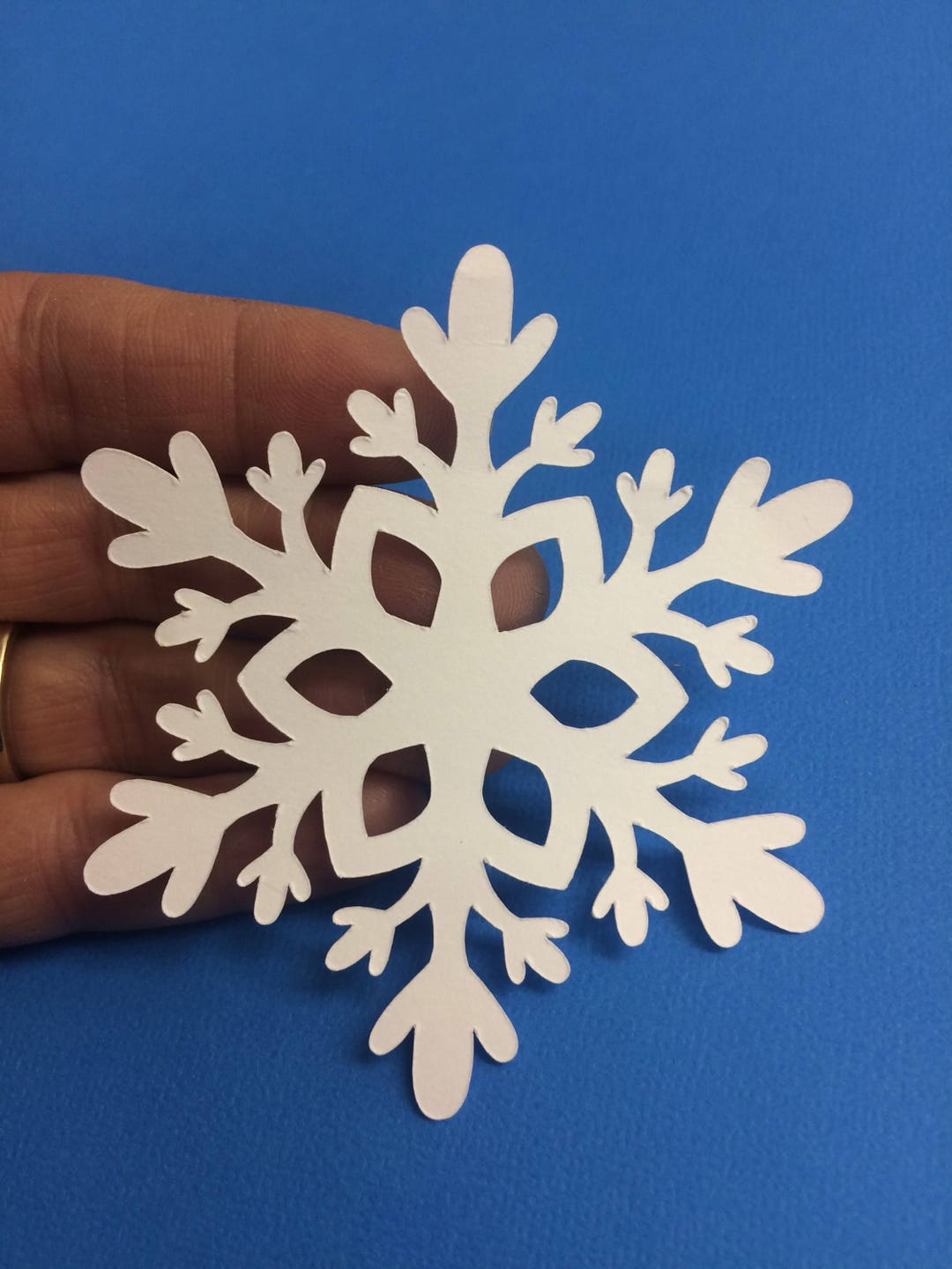 Snowflake Diecuts. Set of 10 Snowflake Cut Outs Christmas Decor ...
