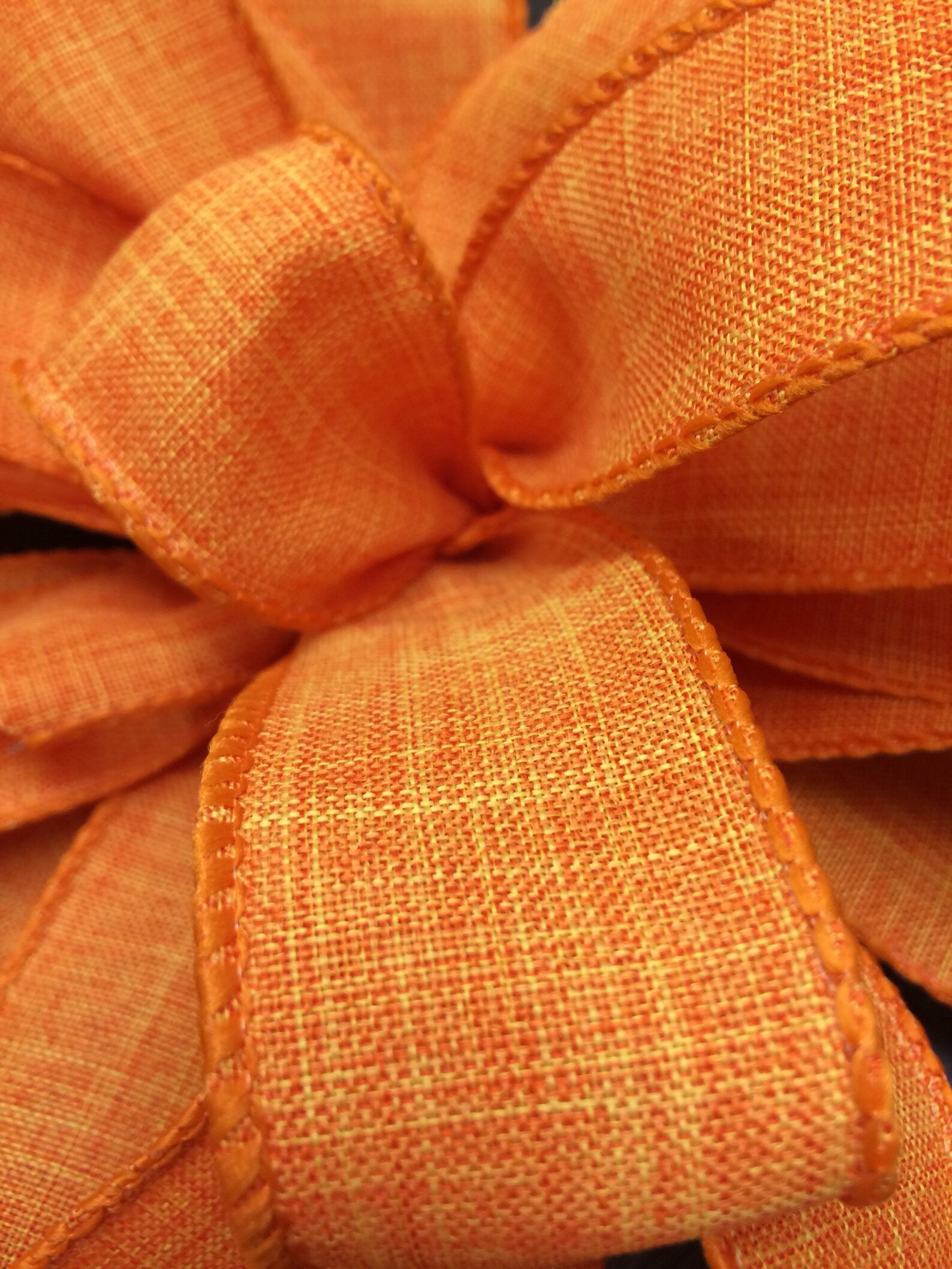 Fall Wreath Bow. Orange Ribbon. Fall Bows. Fall Decor. Orange - Etsy