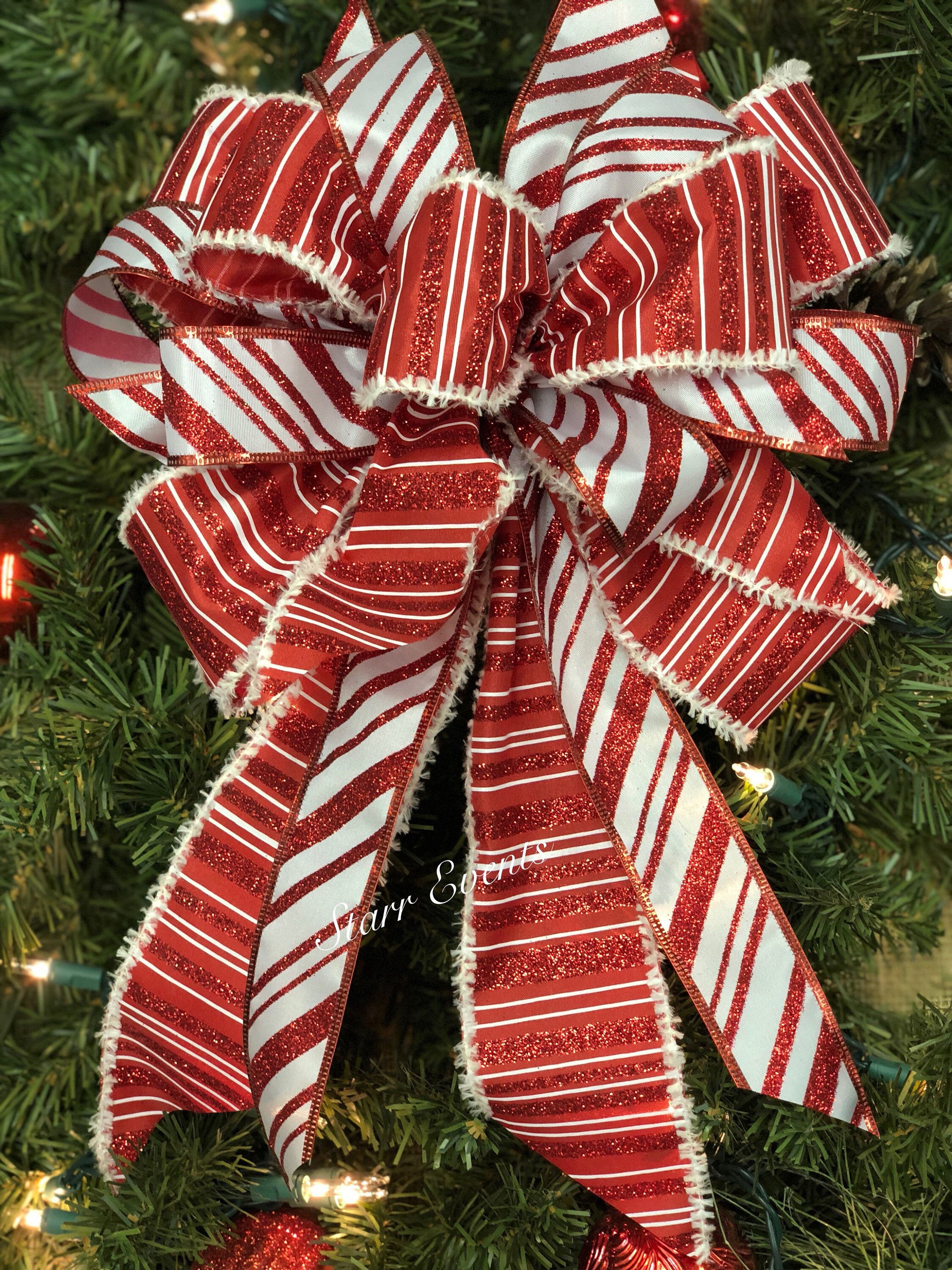 Christmas Decorations. Christmas Wreath Bows. Christmas Ribbon ...