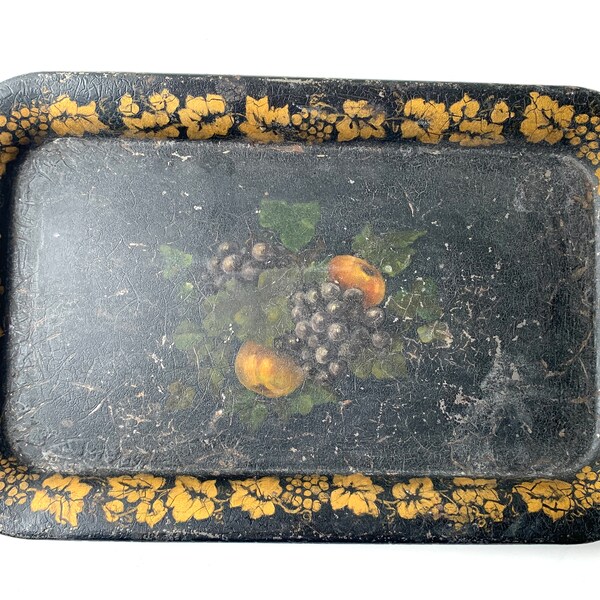 Buy Vintage Metal Tray - Etsy