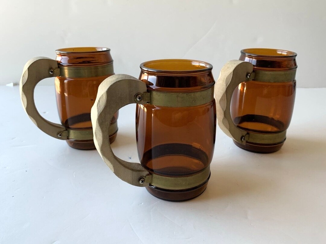 Siesta Ware Vintage Beer Barrel Mugs Set of 3 - Etsy