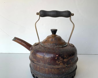 Large Antique George III Copper Kettle - Etsy