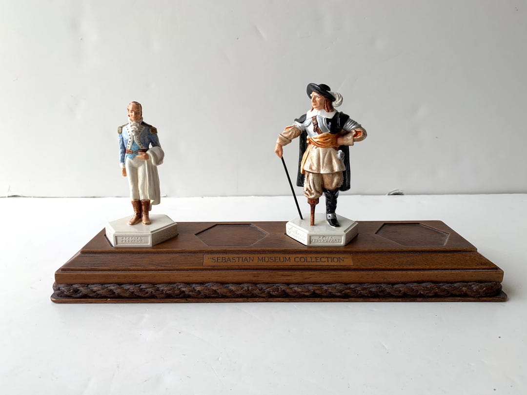 Sebastian Miniatures Museum Collection 2 Pcs With Base P.W. Baston - Etsy