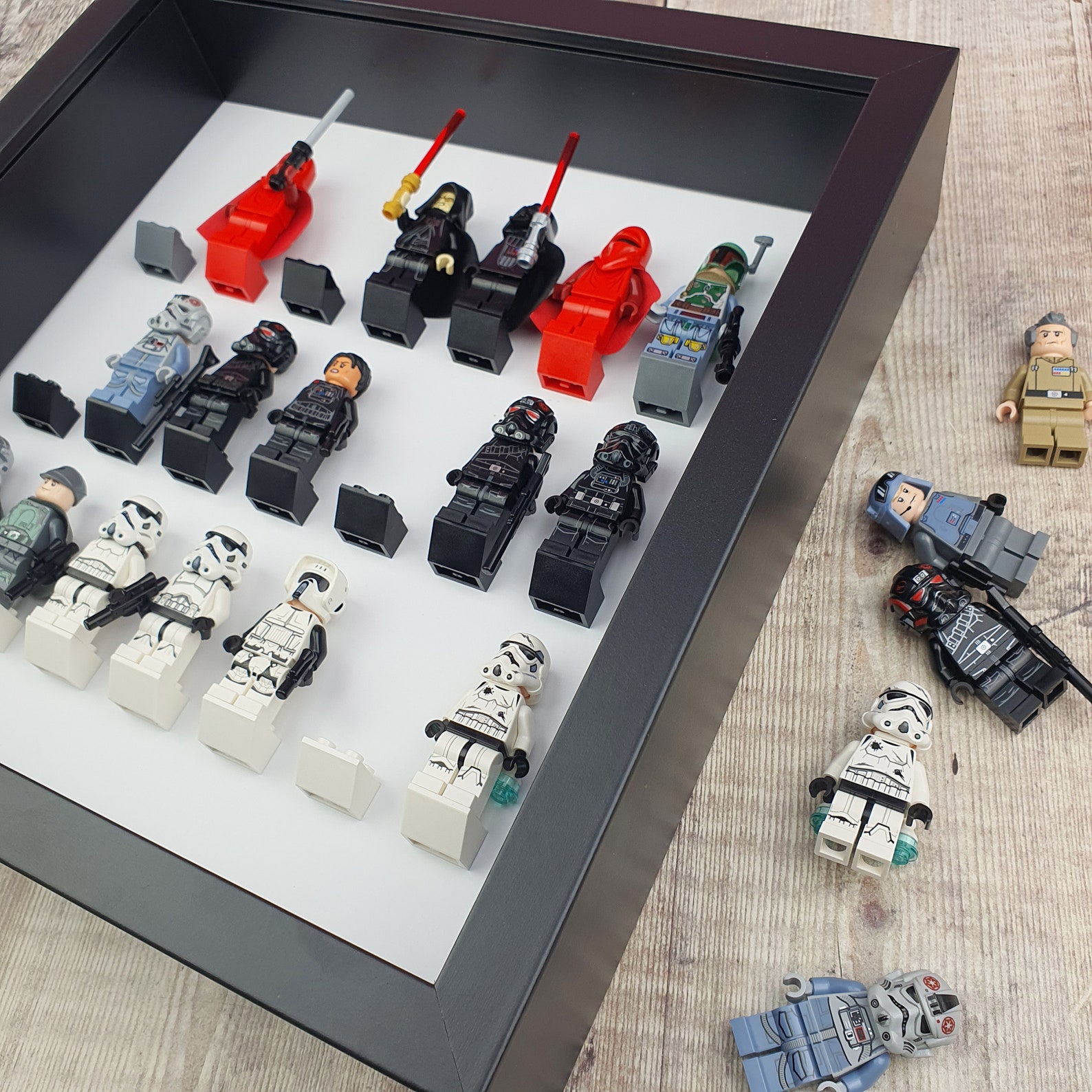 Display Frame for LEGO Minifigures Custom Minifig Display | Etsy UK