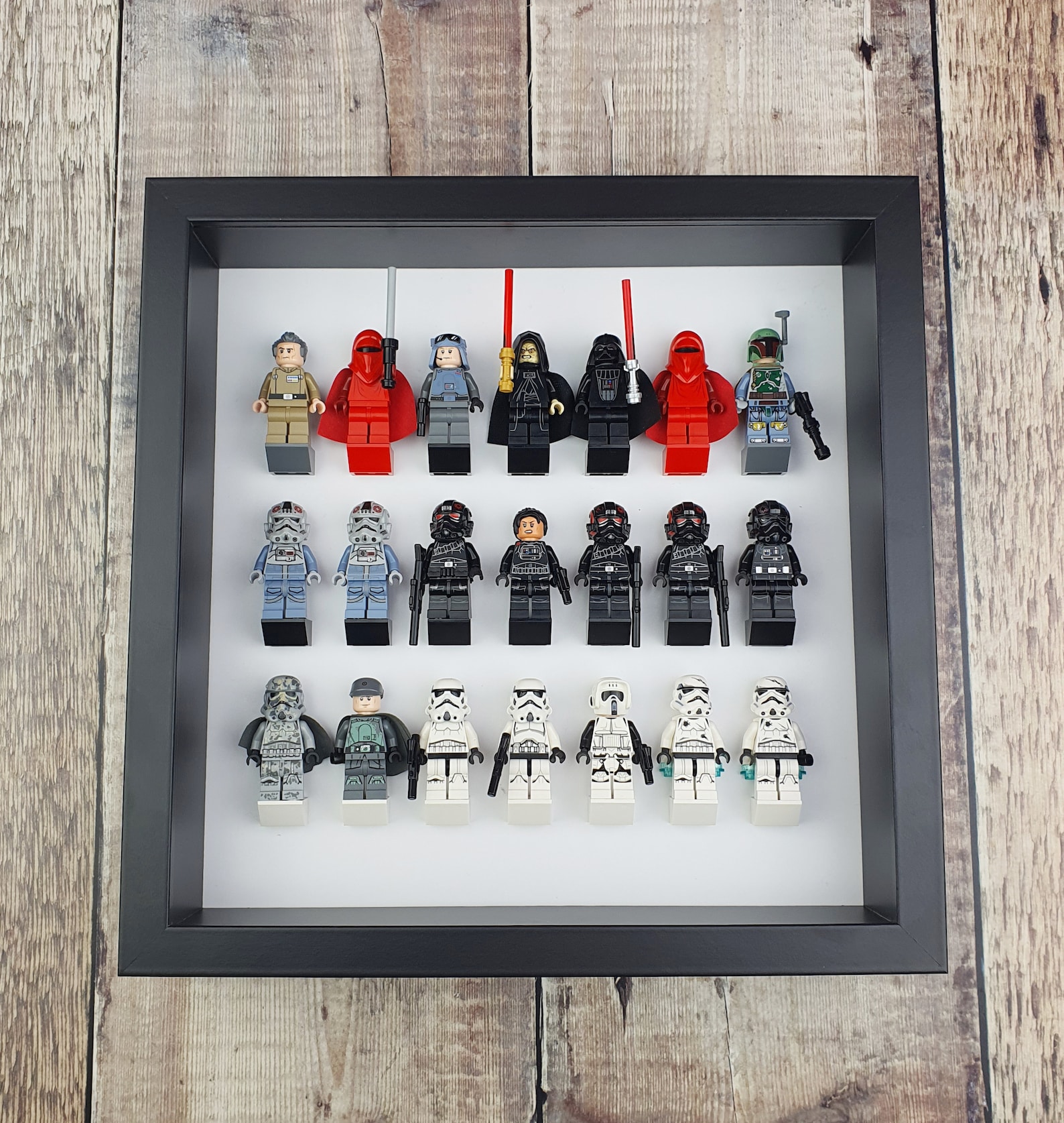 Display Frame for LEGO Minifigures Custom Minifig Display | Etsy UK