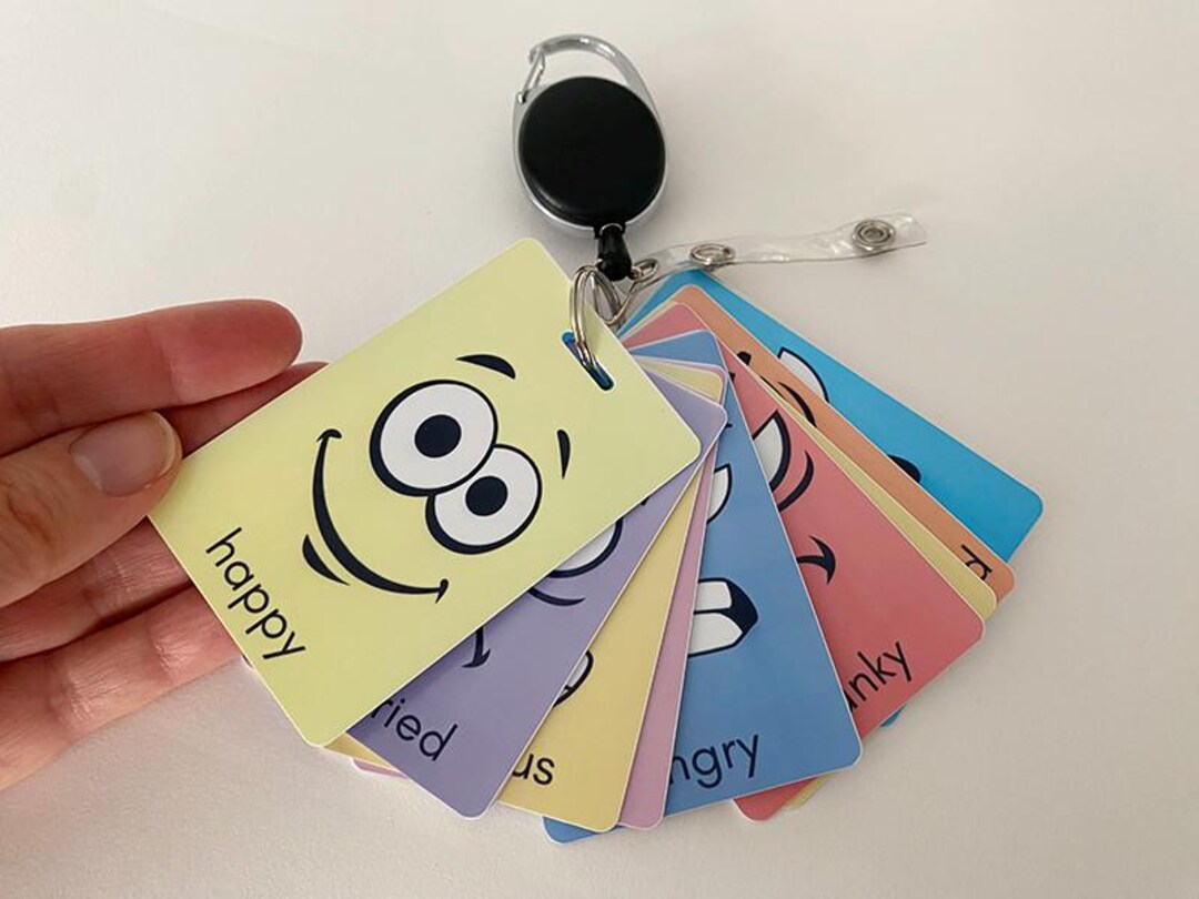 Mood Monsters Emotion Cards: Lanyard Visual Supports for Special ...
