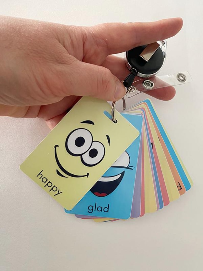 Mood Monsters Emotion Cards: Lanyard Visual Supports for Special ...