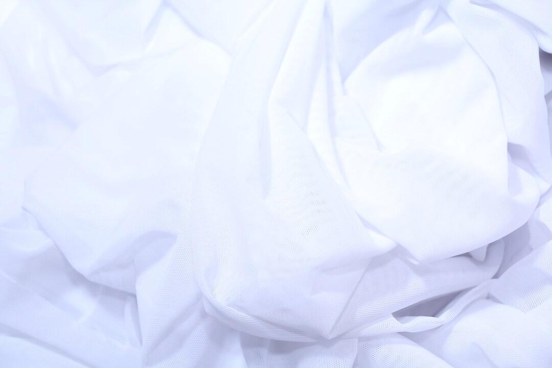 White Stretch Mesh 1/2 Meter - Etsy