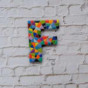 Ceramic Custom Letter Name Sign, Ceramic Tile Letter C, Personalized ...