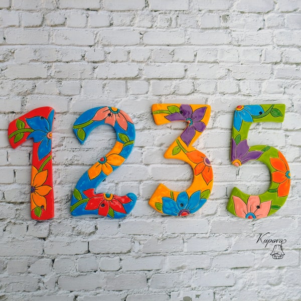 Tile House Numbers - Etsy