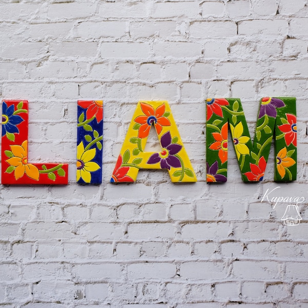 Ceramic Letters - Etsy