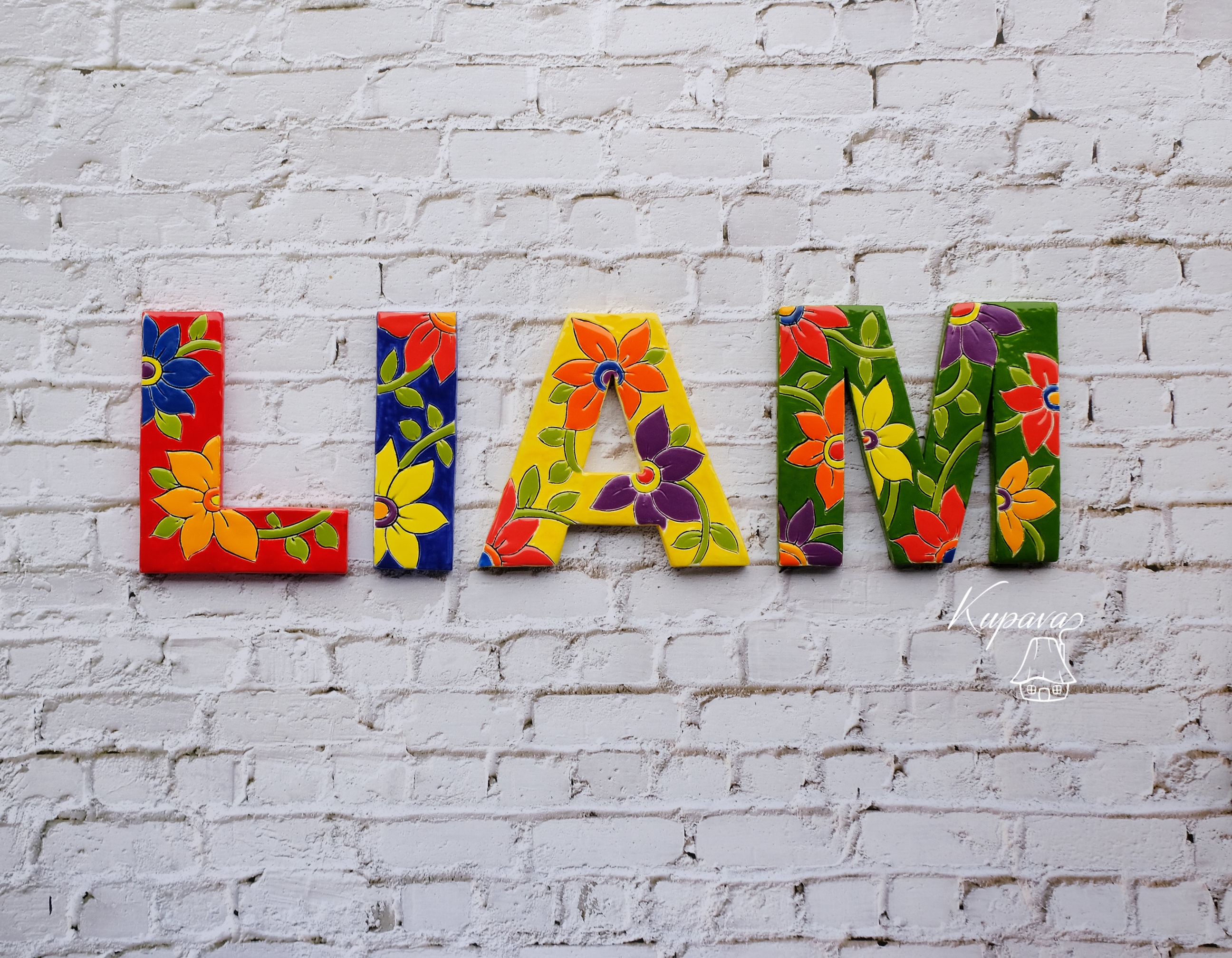 Handmade Ceramic Letters