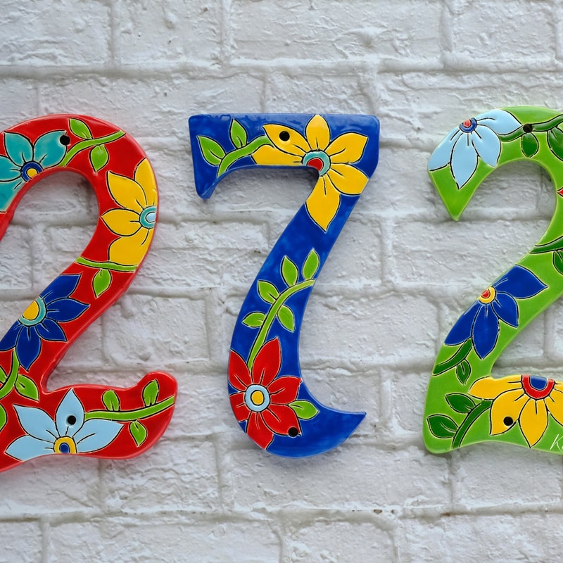 Tile House Numbers - Etsy