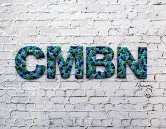 Word Tiles Ceramic Custom Letter Name Sign Mosaic Door - Etsy