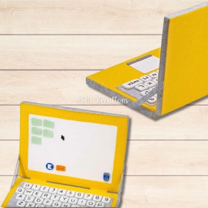 Felt Felt Office Pattern Set - Felt Laptop Mouse Calculator Stapler ...