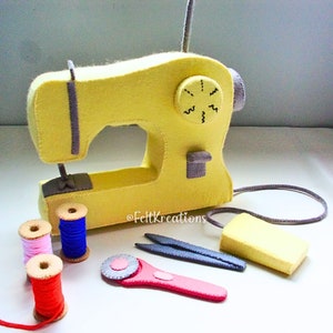 Felt Sewing Machine Pattern Set II - DIY Felt Toy Pattern Little ...