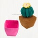 Felt Potted Plant Pattern Set Felt Tutorial - Felt Pattern African ...