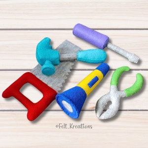 Felt Tools Pattern Set I - Hammer Saw Screwdriver Wrench Patterns ...